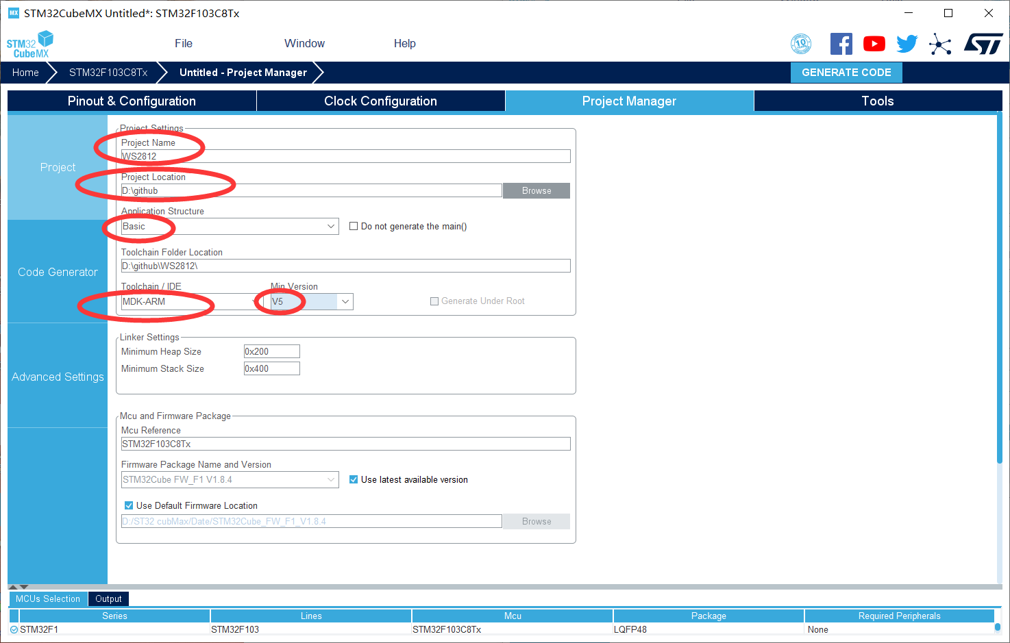 如何使用STM32F103C8T6驱动WS2812(PWM+DMA)_stm32驱动ws2812-CSDN博客