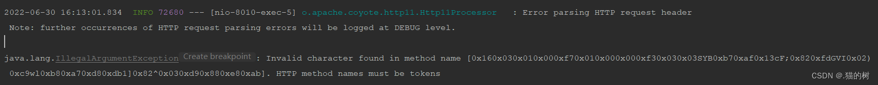 Invalid character found in method name. HTTP method names must be tokens 的解决方法-CSDN博客
