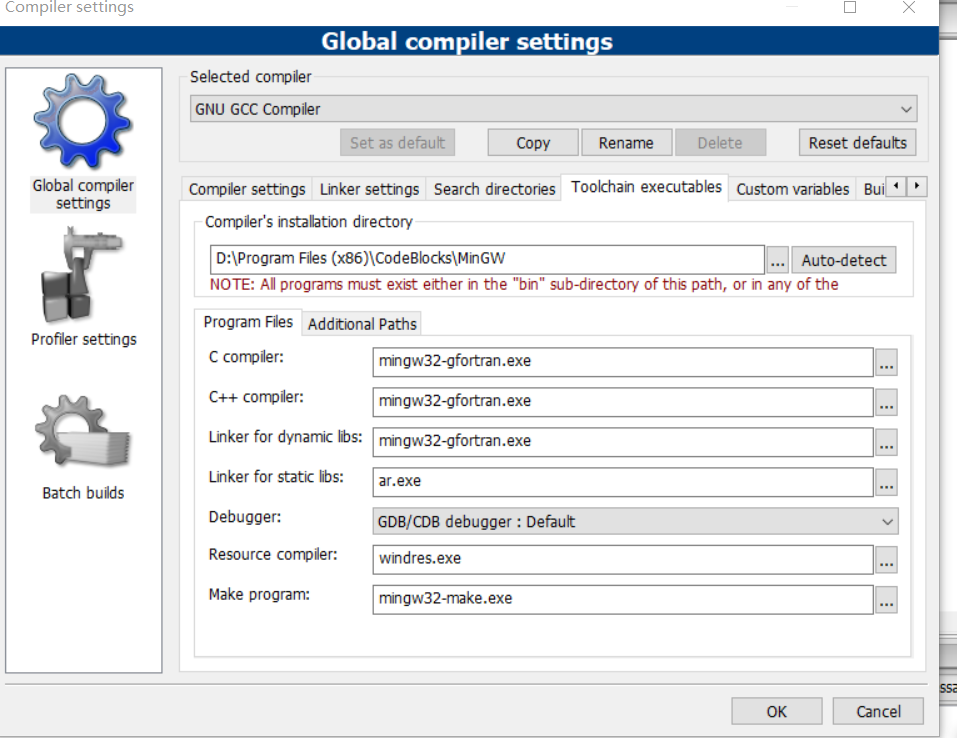 使用Code::Blocks17.12编译Fortran中出现错误“undefined reference to...”_codeblocks undefined reference to ...