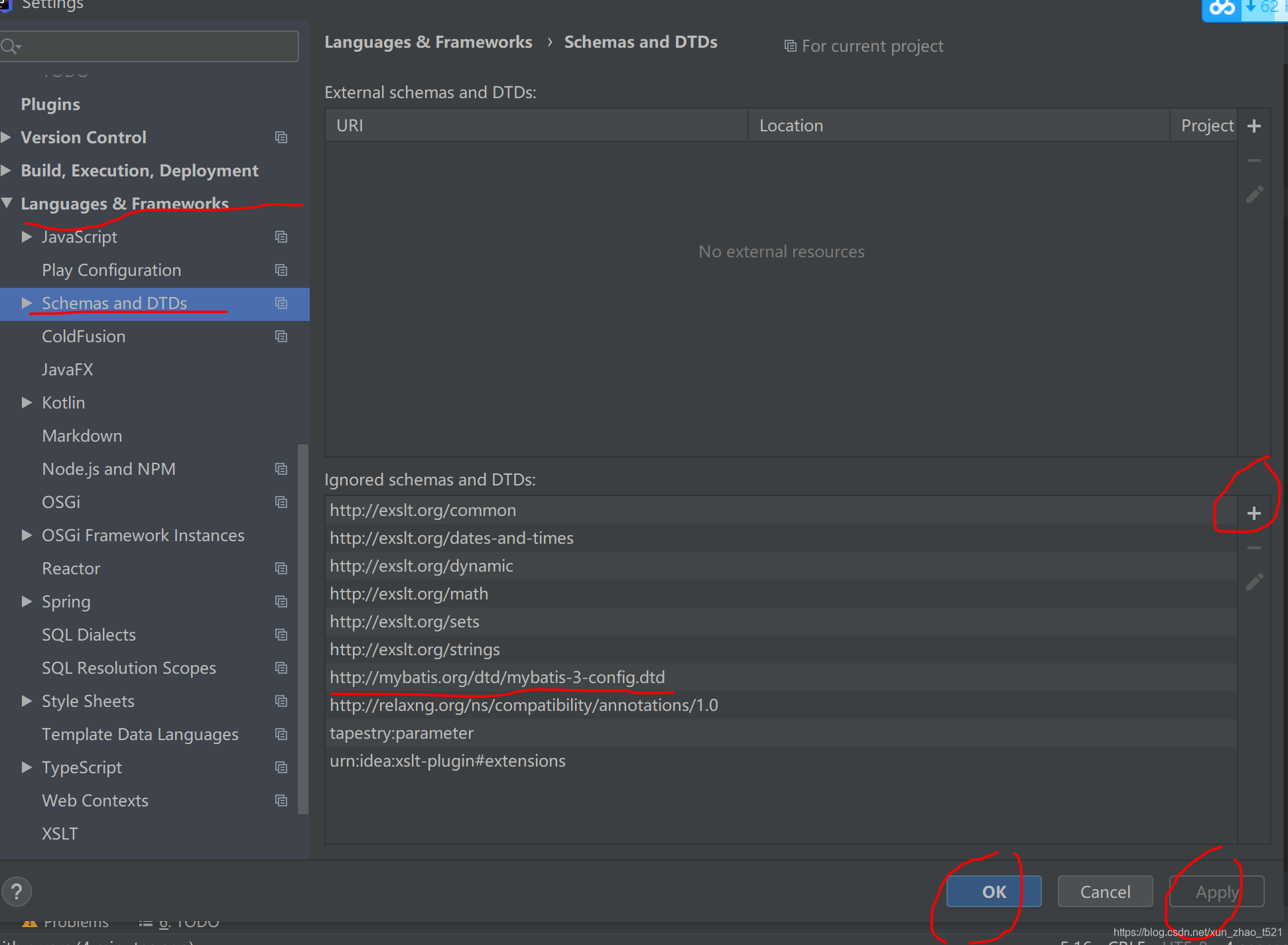 IDEA中解决添加mybatis的XML配置问题_在ideal中配置mybatis-config.xml,不能正常生成dtd的头-CSDN博客