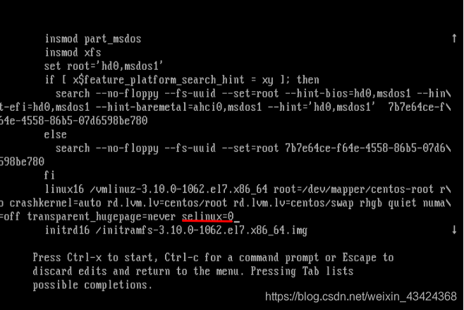 Linux重新启动后提示 Failed to load SELinux policy. Freezing系统hung住_linux开机很多failed-CSDN博客