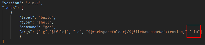 Linux下vscode C语言 对pow、exp未定义引用问题_pow未定义 vs-CSDN博客