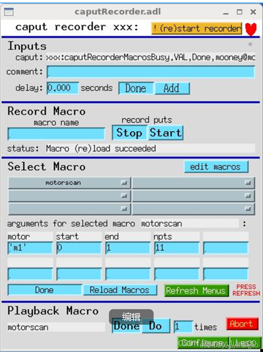 EPICS caputRecorder模块_wxpython epics-CSDN博客