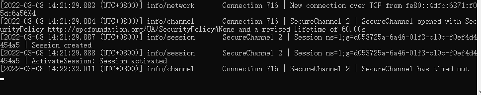 open62541client保持与server端连接_open62541 server状态检测-CSDN博客