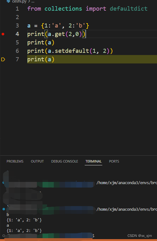 字典dict的get和setdefault,以及collections的defaultdictsetdefaultdict Csdn博客