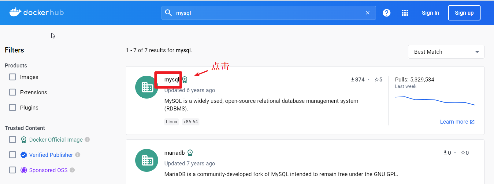【Docker】2.docker操作镜像命令(下载mysql为例)_mysql docker镜像下载-CSDN博客