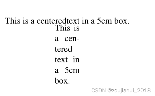 具有固定宽度的盒子:\makebox, \parbox_latex makebox-CSDN博客