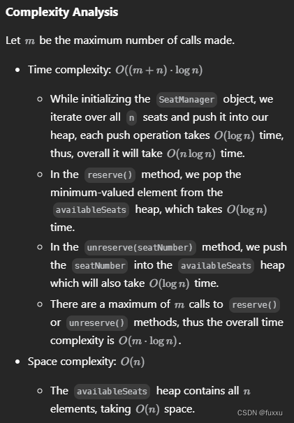 Leetcode Daily Challenge 1845. Seat Reservation Manager-CSDN博客