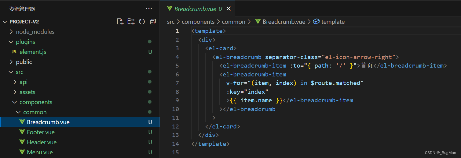 【vue实战项目】通用管理系统：首页_vue首页-CSDN博客