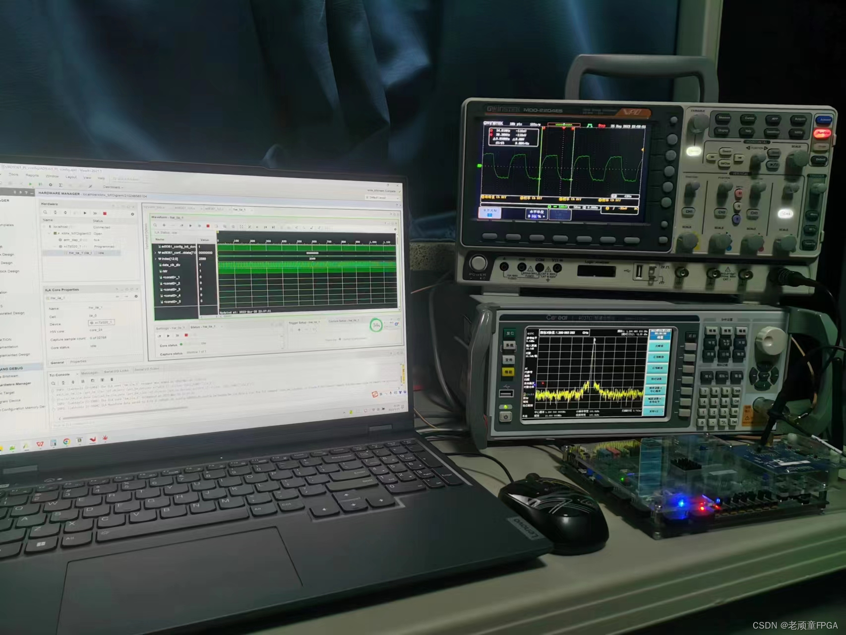 ZedBoard+AD9361_FPGA的PL端纯逻辑（verilog）配置控制9361（三）_建立完整工程，编写配置寄存器的状态机文件、SPI文件、9361收发接口文件并测试效果 ...