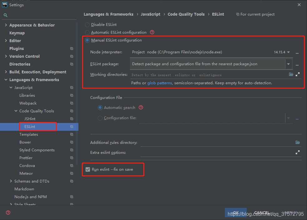 WebStorm设置eslint格式化_webstrom格式化样式-CSDN博客