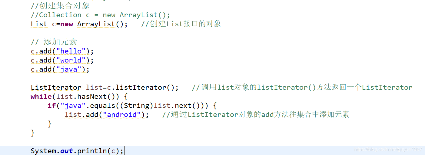 java中使用迭代器是出现Exception in thread "main" java.util.ConcurrentModificationException异常-CSDN博客