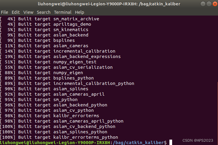 使用kaliber与imu_utils进行IMU、相机+IMU联合标定_相机imu用的 kaliber-CSDN博客