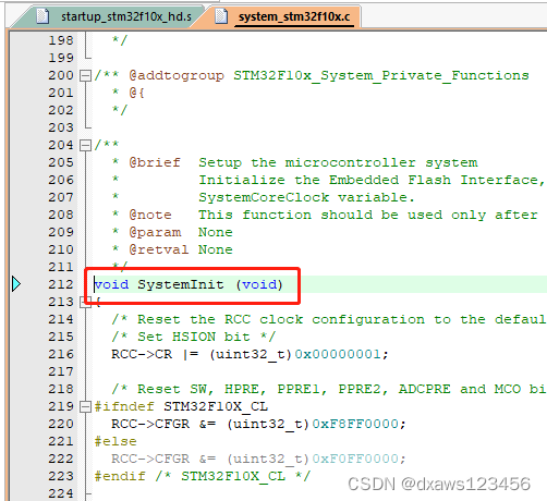 Keil Stm32f103系统时钟配置过程(标准库)stm32启动代码哪里是配置时钟 Csdn博客