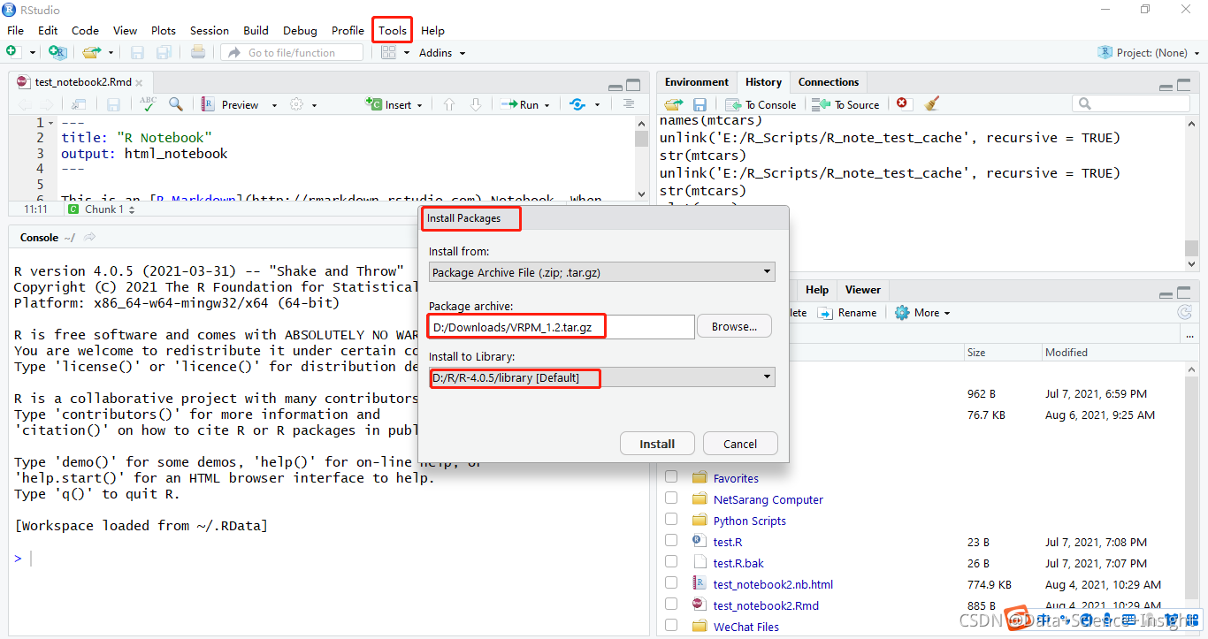 VRPM包安装失败解决方案：had non-zero exit status-CSDN博客