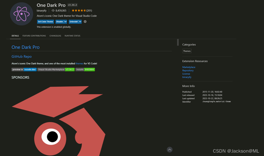 2023 Visual Studio Code年度十佳深色主题_vscode主题-CSDN博客