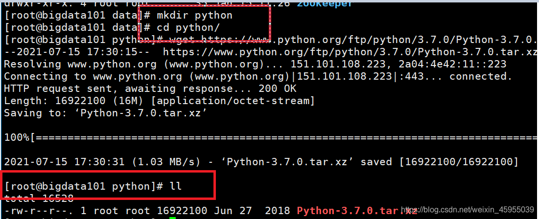 Centos7安装Python3.7_centos7 的python3.7 安装包下载-CSDN博客