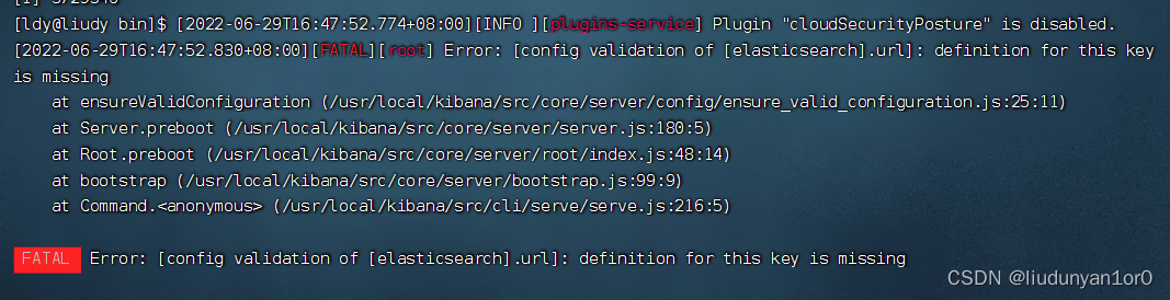 kibana安装以及常见的问题_[config validation of [server].host]: value must b-CSDN博客