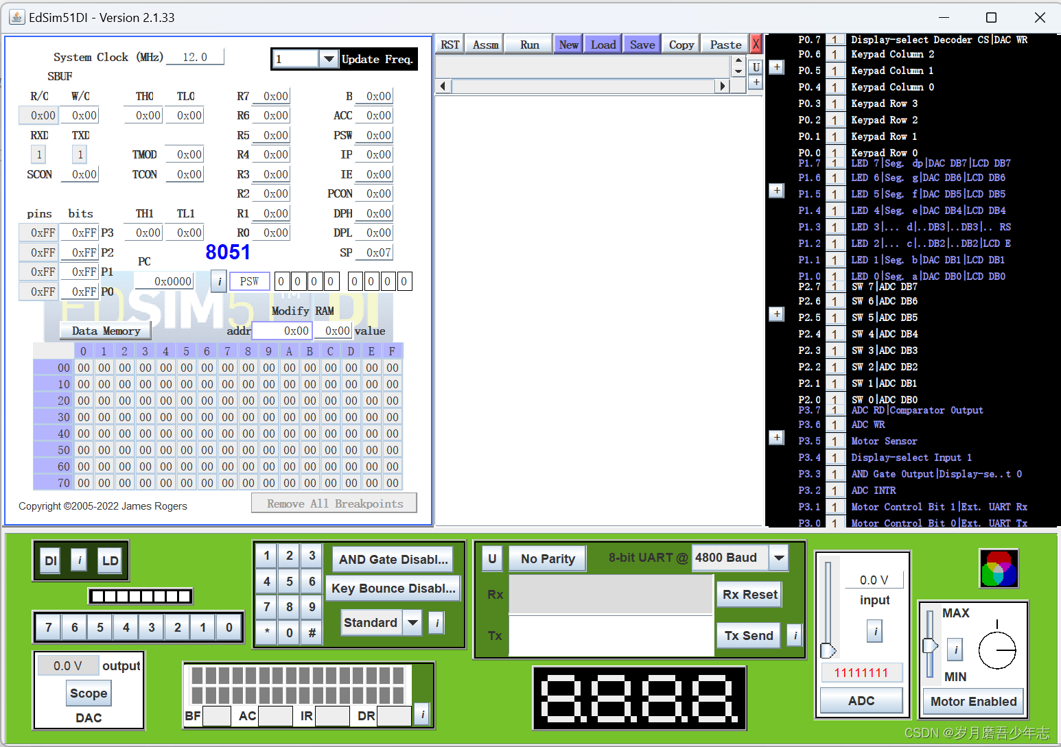 【单片机与嵌入式】基于SDCC和Edsim51的代码仿真-CSDN博客