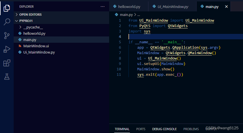 vscode配置pyqt5-CSDN博客