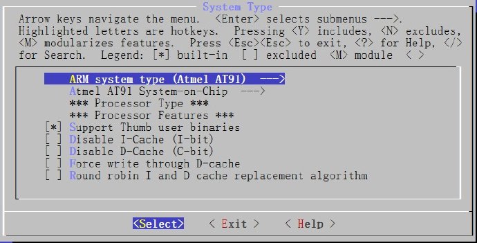 make menuconfig之system type_arm system type-CSDN博客