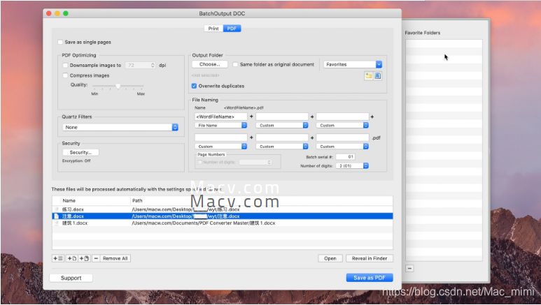 BatchOutput DOC for Mac(虚拟PDF打印机)_mac安装虚拟打印机-CSDN博客