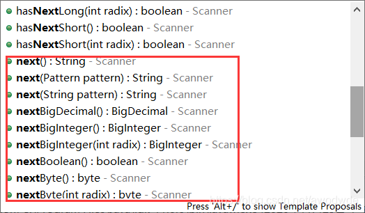KKB:接收用户输入的操作Scanner、next() 和 nextLine() 的区别、hasNextInt()的使用-CSDN博客