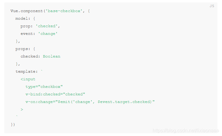 vue系列学习（二）——自定义组件的 v-model的理解_el-input v-model翻译-CSDN博客