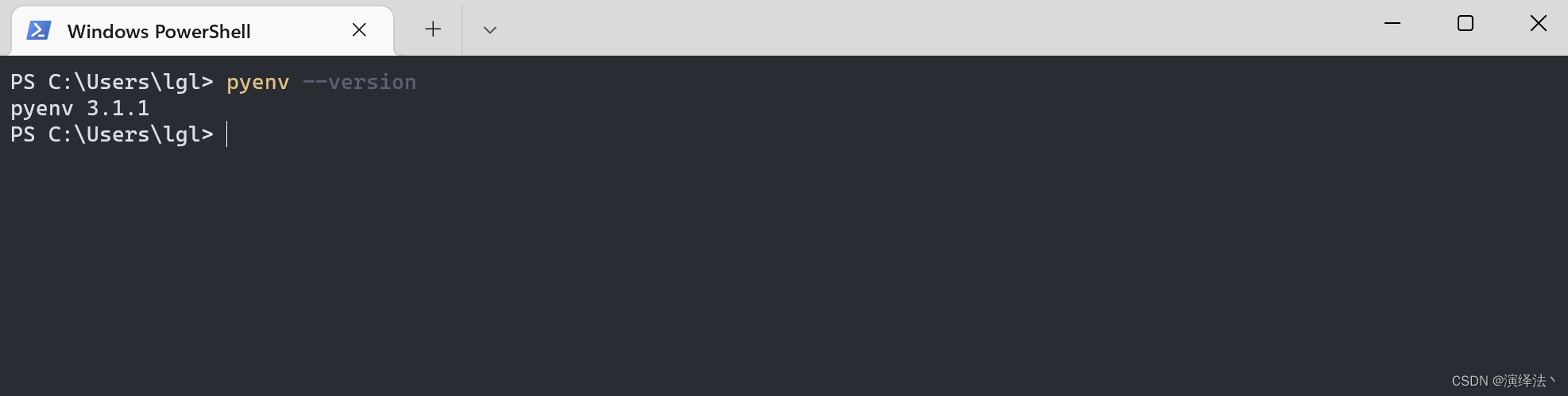 Windows环境下安装pyenv-CSDN博客