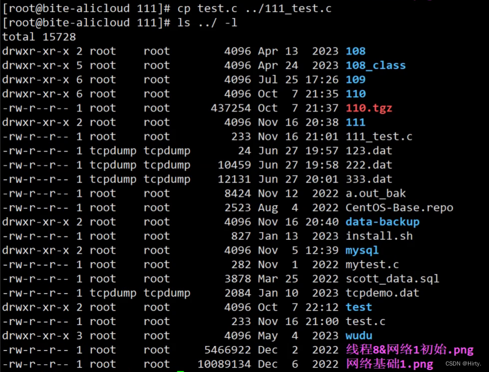 Linux:基本指令_ll是什么意思的缩写ls-la-CSDN博客