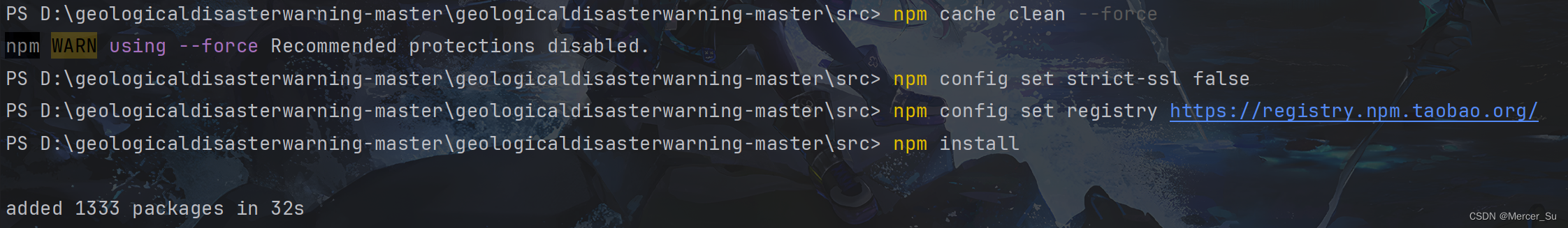 报错：npm ERR! code CERT_HAS_EXPIREDnpm ERR! errno CERT_HAS_EXPIRED_zrender-4.3.2.tgz-CSDN博客