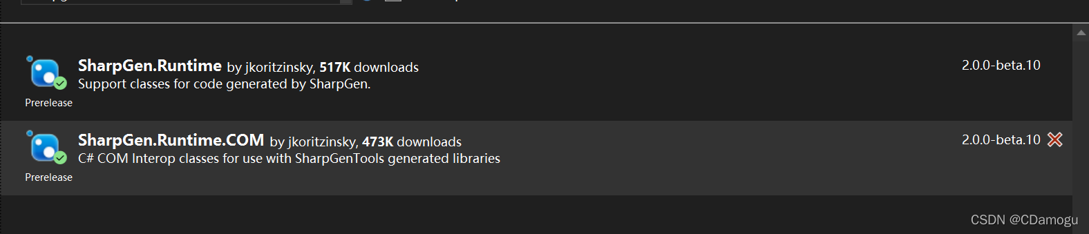 NetDimension.NanUI安装报错Unable to find a version of ‘SharpGen.Runtime‘解决方案_找不到与 'netdimension.nanu ...