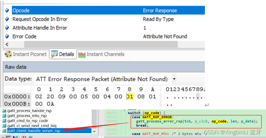 Android BLE HIDS Data ，从问询DB 到写入Android 节点的flow 之三_opcode: read by group type request-CSDN博客