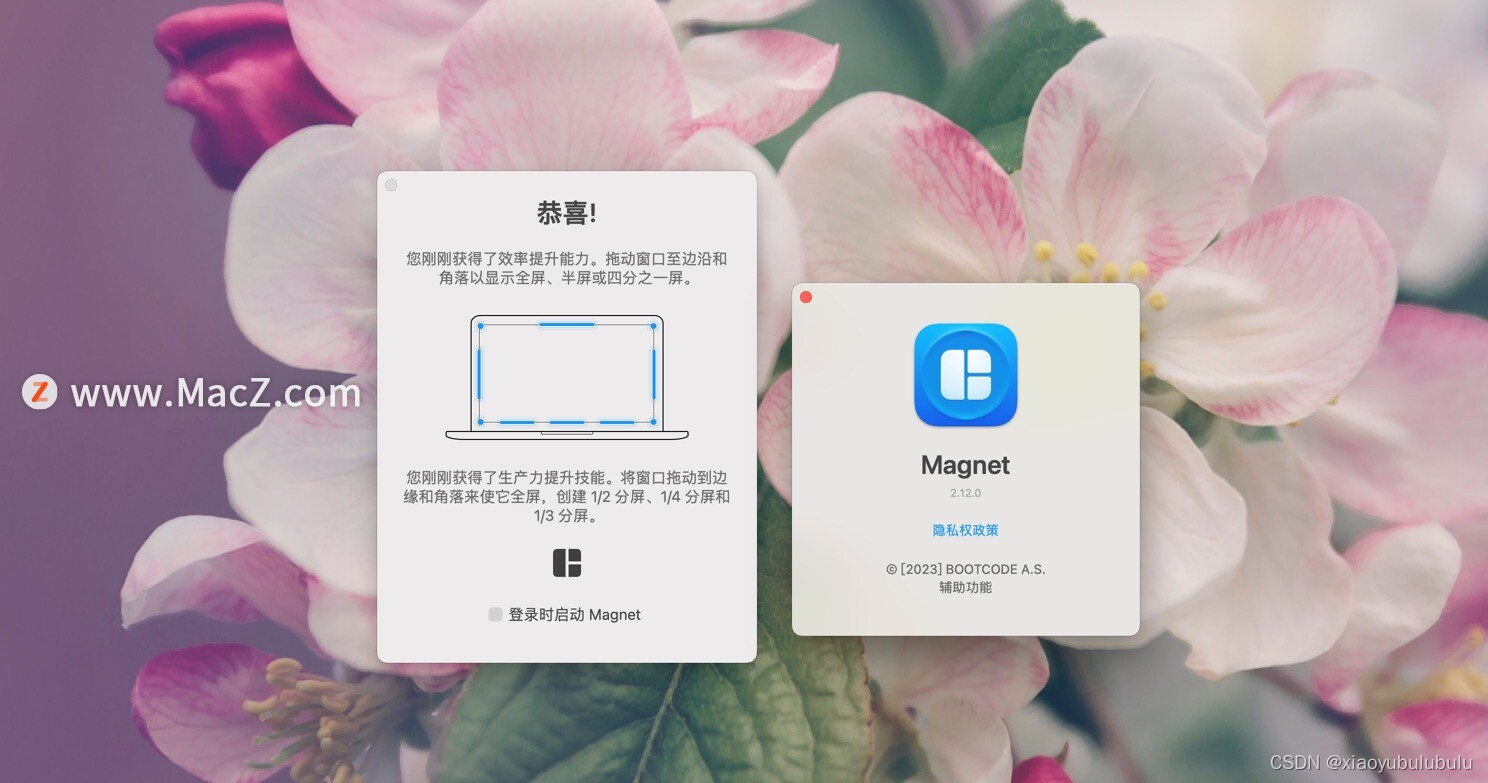 Mac电脑窗口管理Magnet中文 for mac_magnet mac-CSDN博客
