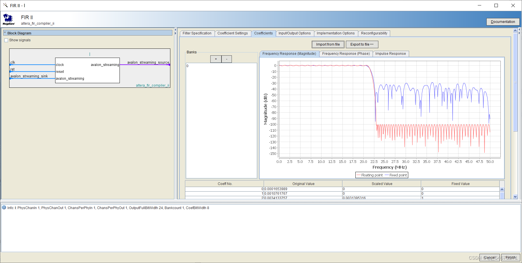 【FPGA 】Altera基于IP核的FIR数字滤波器（上板成功）_altera fir-CSDN博客