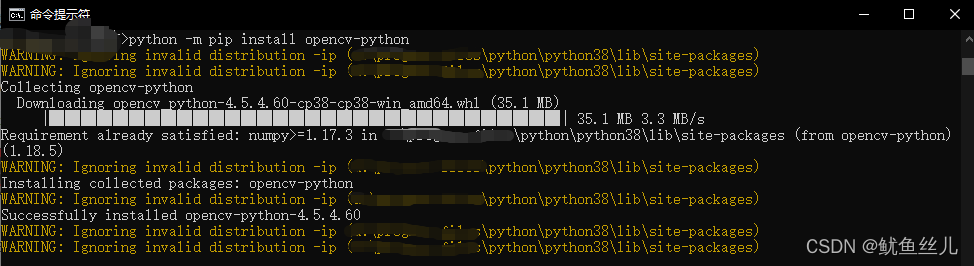 [python] OpenCV的安装_opencv-contrilb-python-CSDN博客