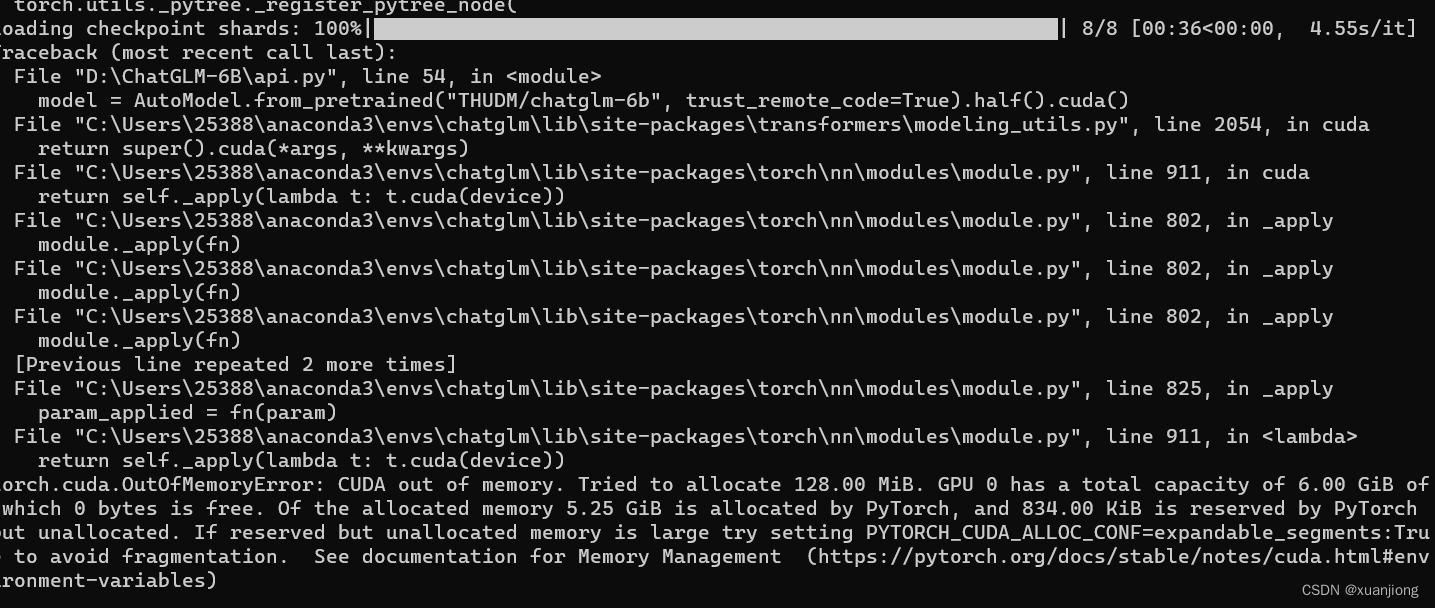 OutOfMemoryError: CUDA out of memory.Tried to allocate 128.00 MiB.......却未占用显存，个人方法简单实用_torch ...