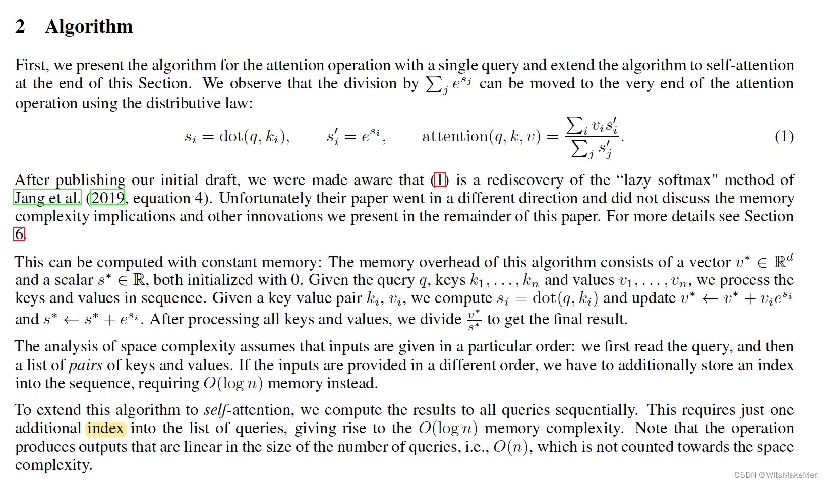 SELF-ATTENTION DOES NOT NEED O(n2) MEMORY-CSDN博客