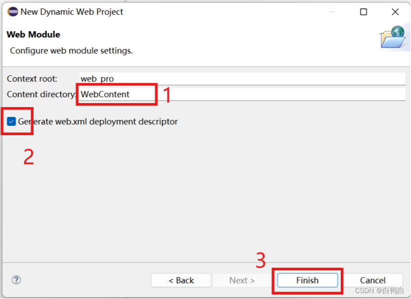 eclipse创建Web动态项目中没有web.xml_eclipse创建的动态web项目怎么没有web.xml-CSDN博客