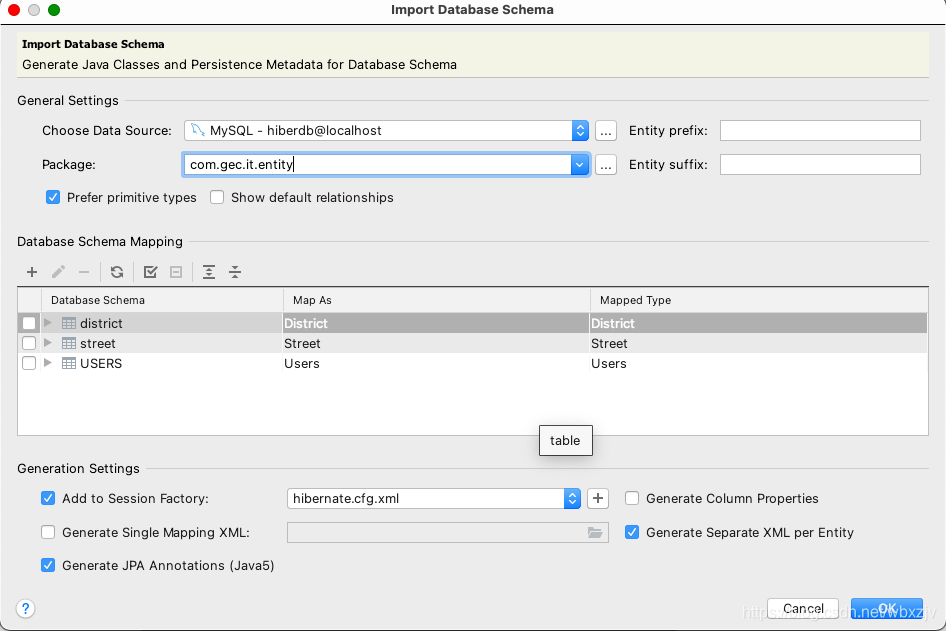 Idea中hibernate反向工程联表生成实体类的详细步骤idea 2024 Hibernate 逆向生成实体 Csdn博客