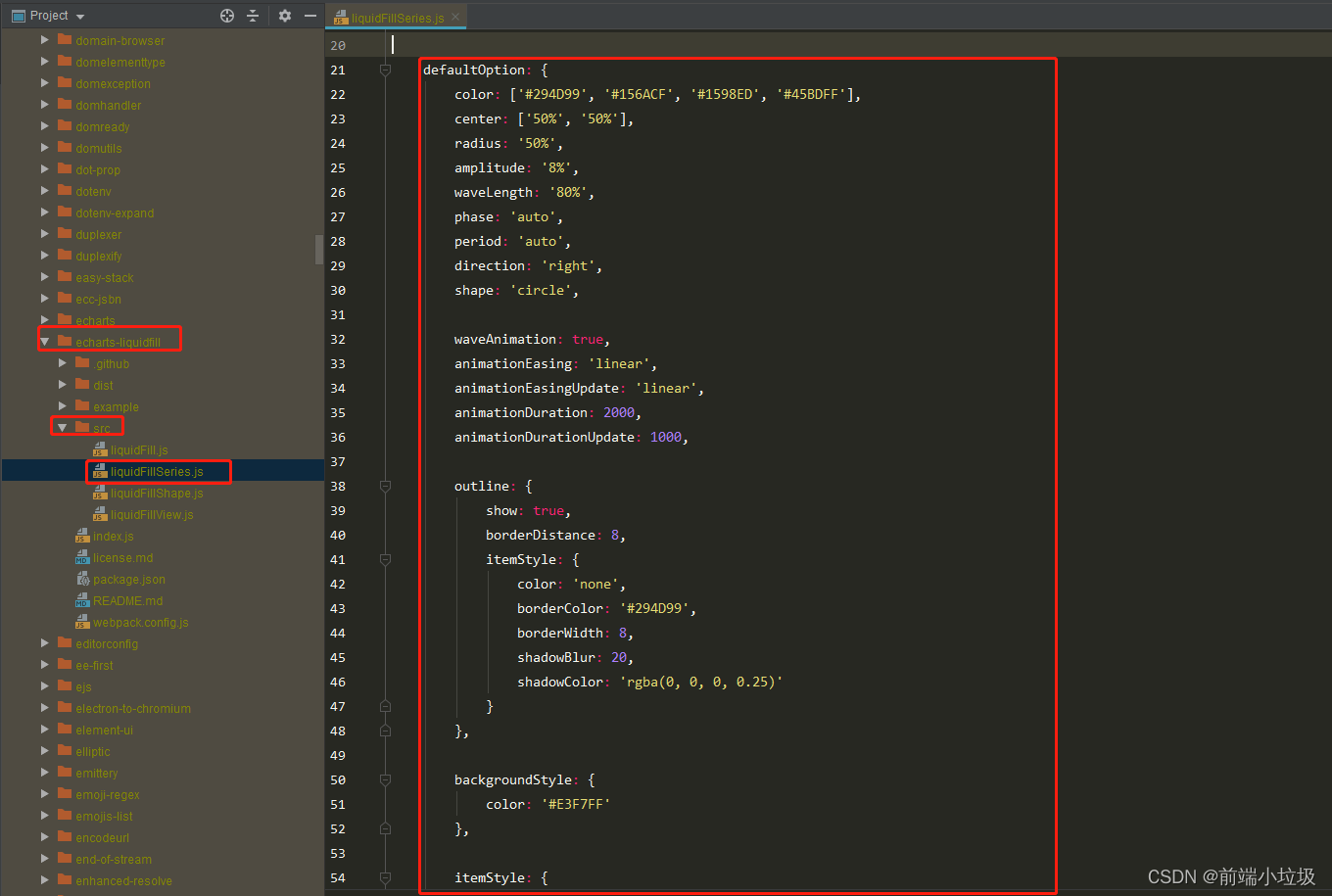 ecahrts实现动态水球图_echarts-liquidfill 配置-CSDN博客