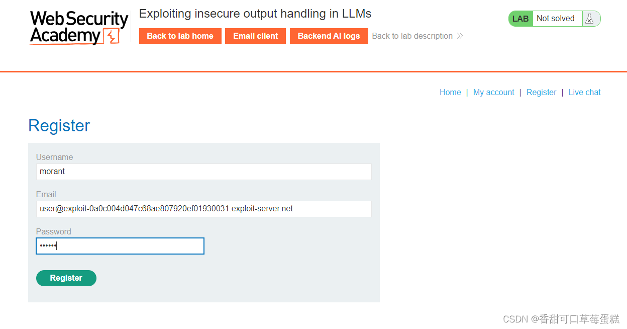 Web LLM 攻击实验：利用 LLM 中不安全的输出处理_llm不安全的输出处理-CSDN博客