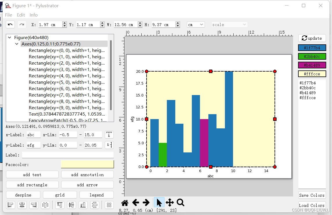 Matplotlib 笔记： Pylustrator 鼠标修改美化matplotlib图 Csdn博客