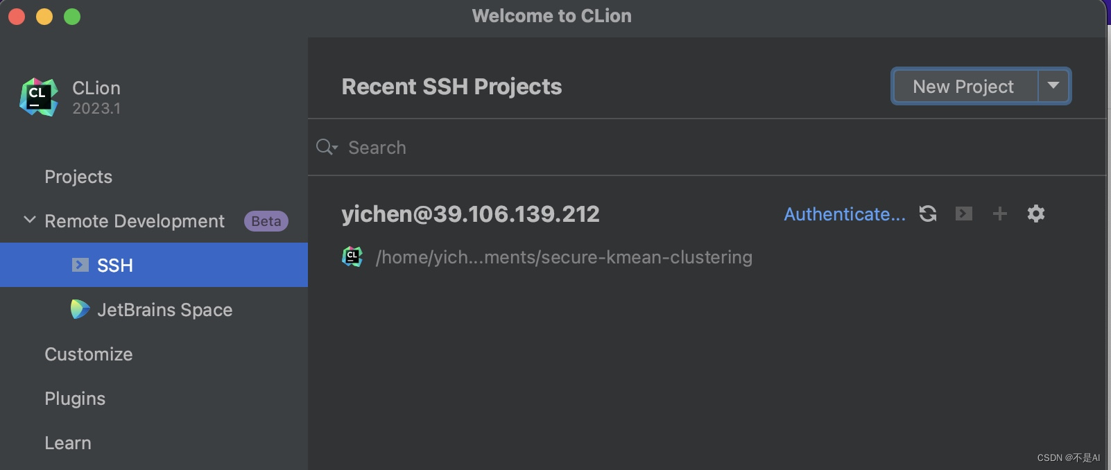 【软件使用教程】MacOS 使用CLion 连接远程ssh服务器_clion ssh-CSDN博客