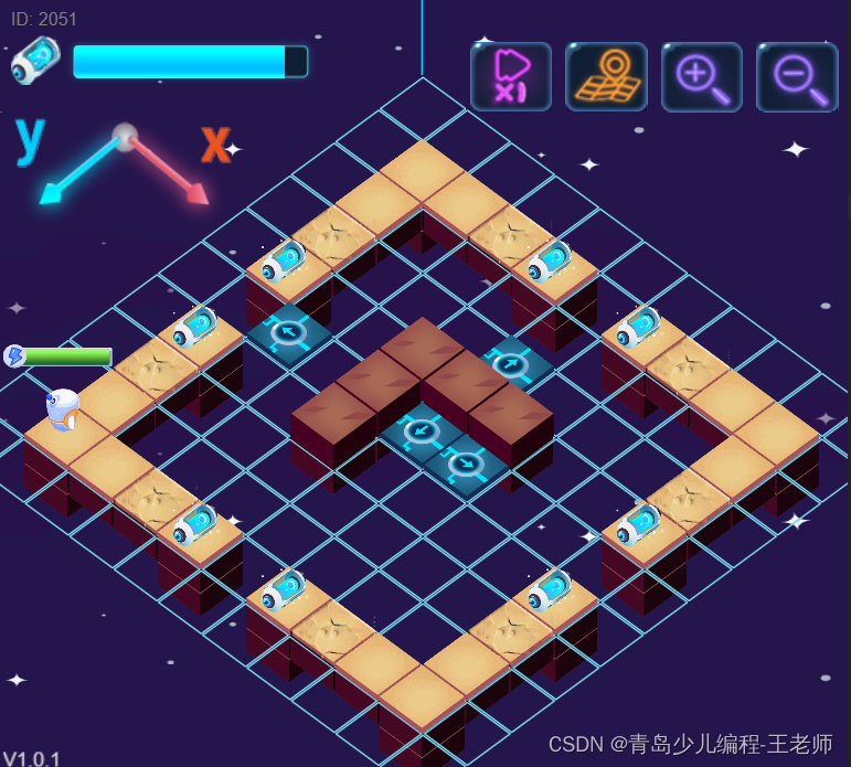 ICode国际青少年编程竞赛- Python-1级训练场-基础训练2_icode国际青少年编程竞赛答案-CSDN博客