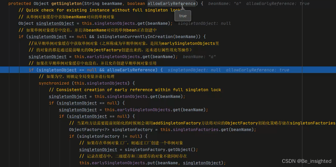 Spring之InitializeBean、earlySingletonExposure、getSingleton，两级缓存能解决循环依赖么？_getsingleton(beanname ...