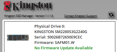 金士顿kingston ssd SM2280S3G2240G升级固件_金士顿u盘固件升级-CSDN博客