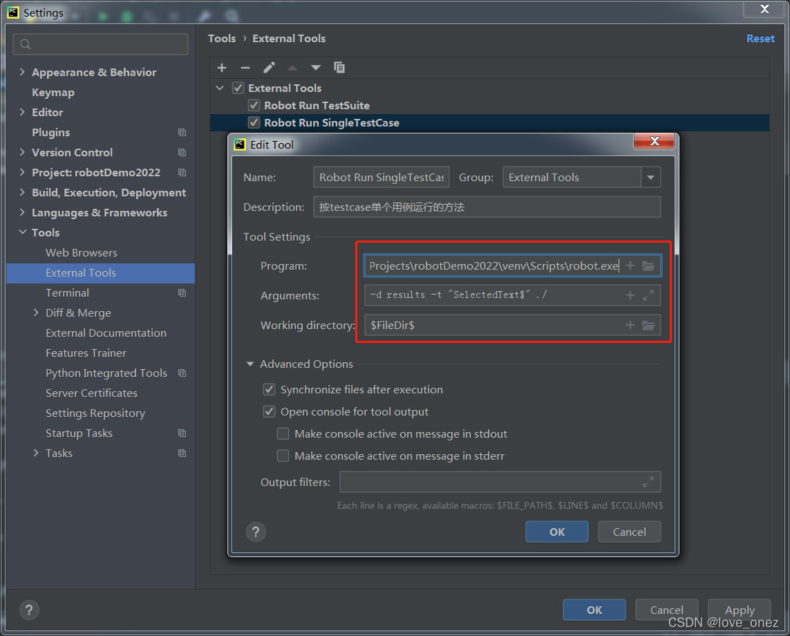 pycharm + robot超简单的入门demo_pychaim robot-CSDN博客