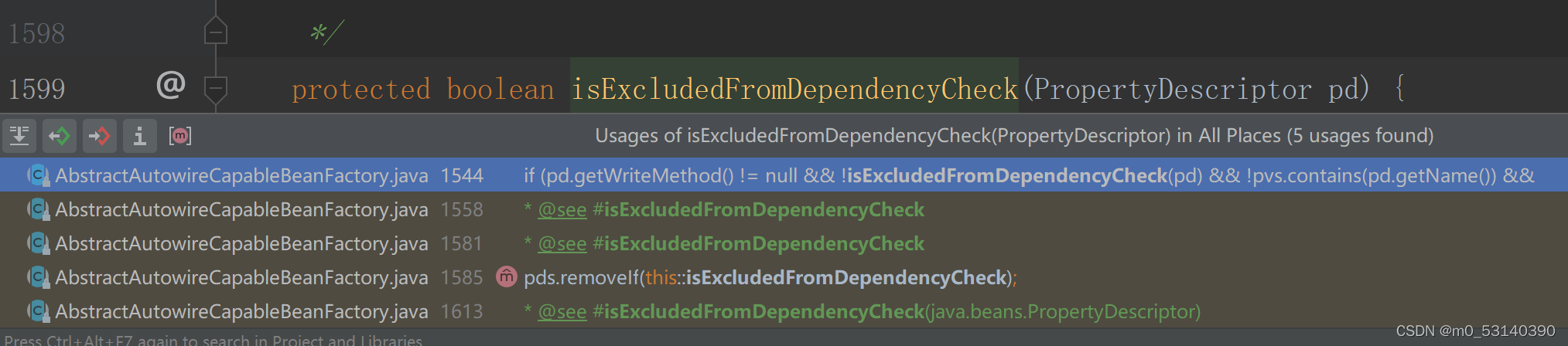 Spring中的ingoreDependencyInterface方法简析_ignoredependencyinterface-CSDN博客