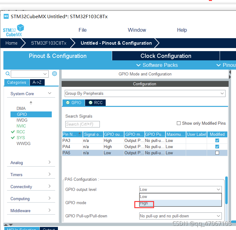 基于STM32CubeMX实现流水灯和STM32串口通信_stm32cube afio-CSDN博客